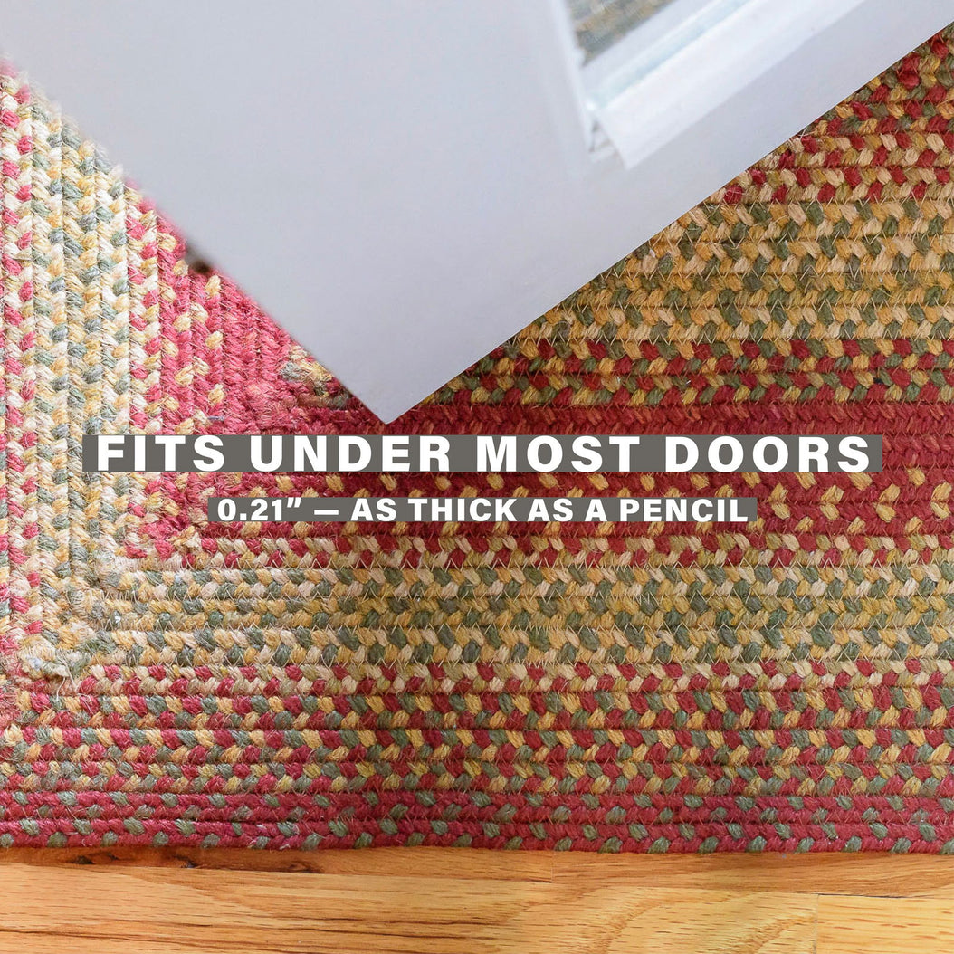 Cider Barn Braided Red - Gold - Brown - Green, Reversible Rugs ...